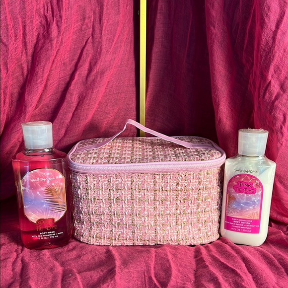 Bath & Body Works | Bath & Body | Bath Body Works Pink Tie Dye Set ...